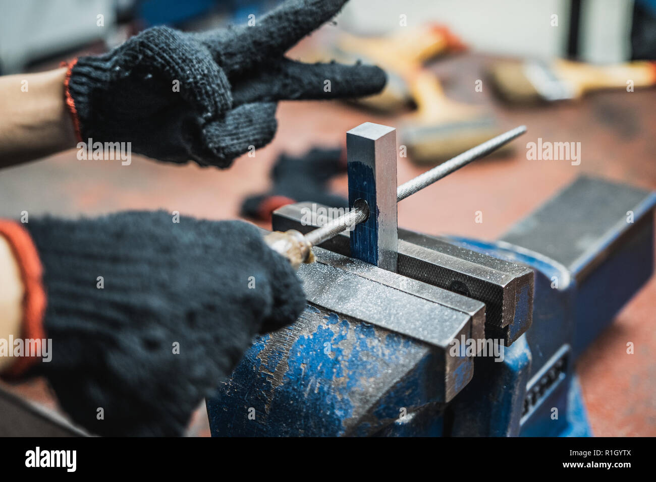 Student metalwork hi-res stock photography and images - Alamy