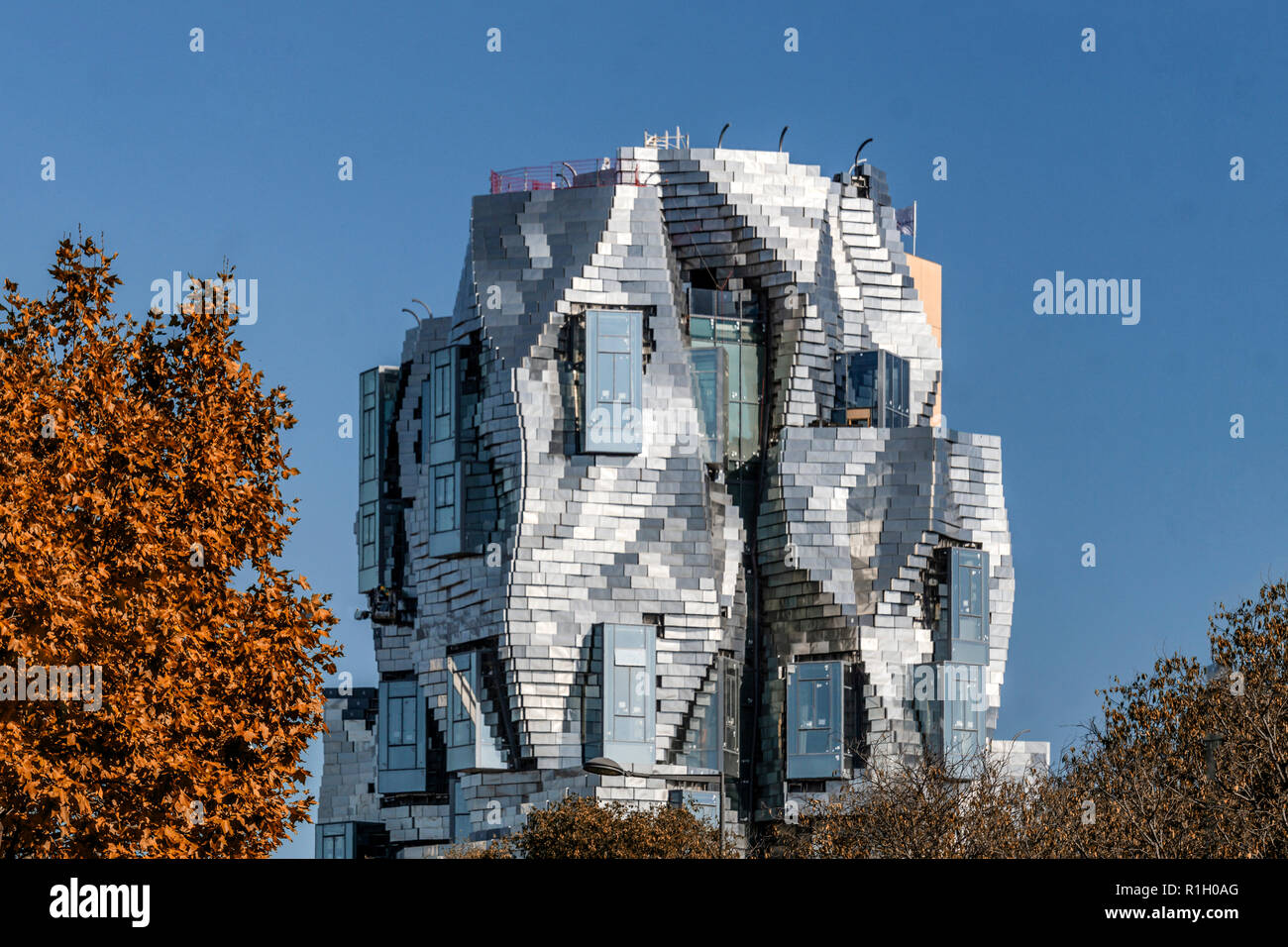 Foundation and LUMA tower by Frank Gehry, Arles, France Stock Photo - Alamy