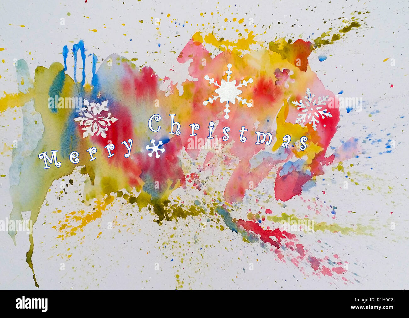 Red and blue paint splashes hi-res stock photography and images - Alamy