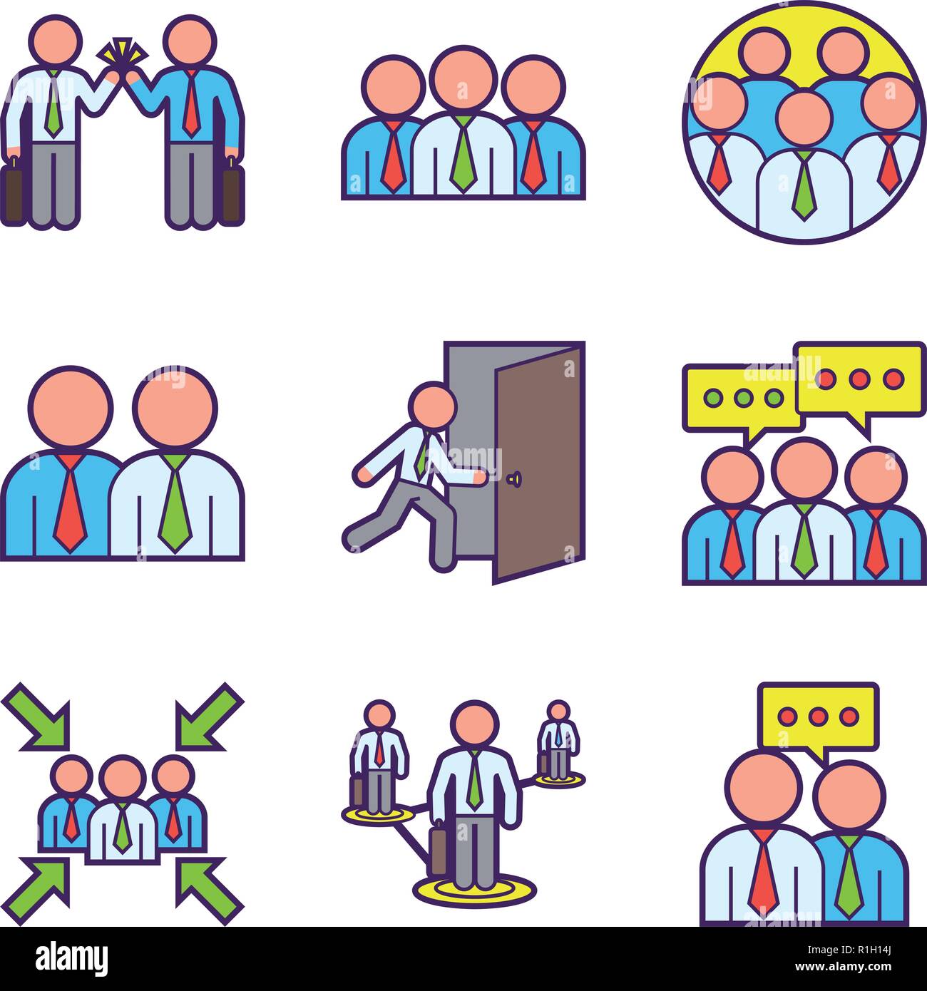Business people man advice Stock Vector Images - Alamy