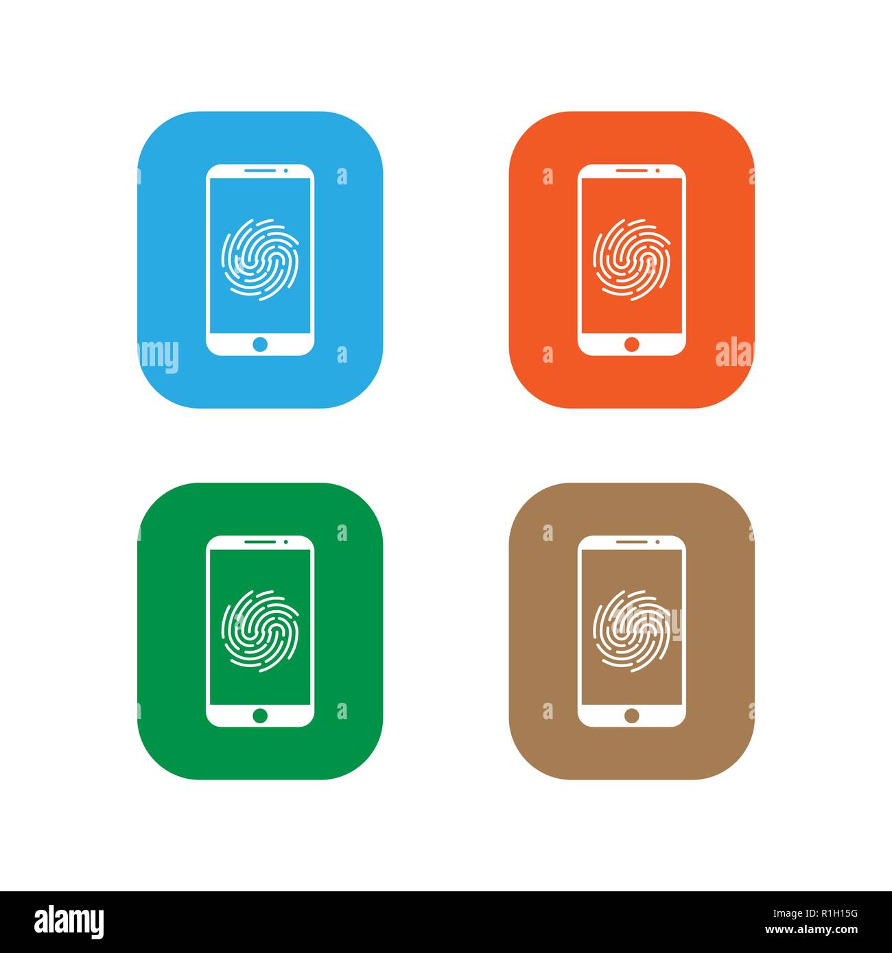 Fingerprint recognition mobile phone hi-res stock photography and ...