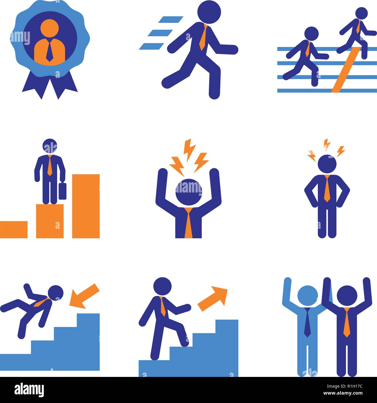 Career development business people Stock Vector Images - Alamy