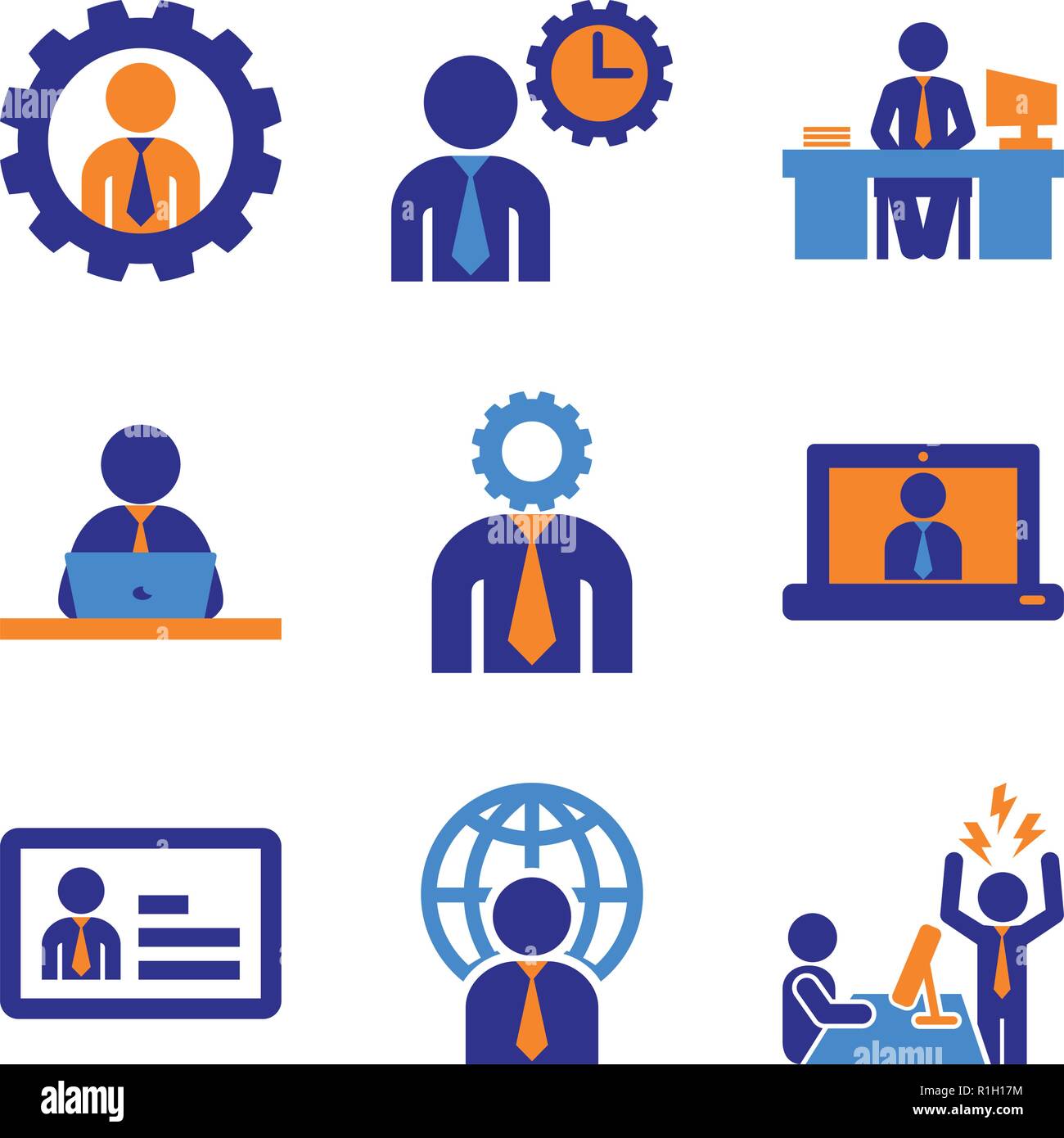 Executive employee worker Stock Vector Images - Alamy