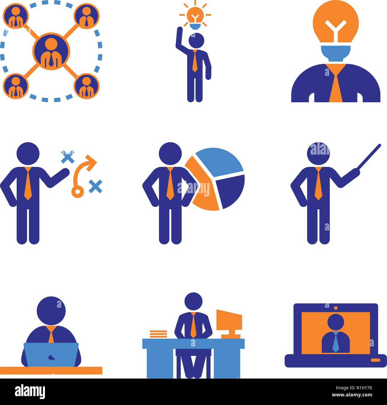 Employee planning Stock Vector Images - Alamy