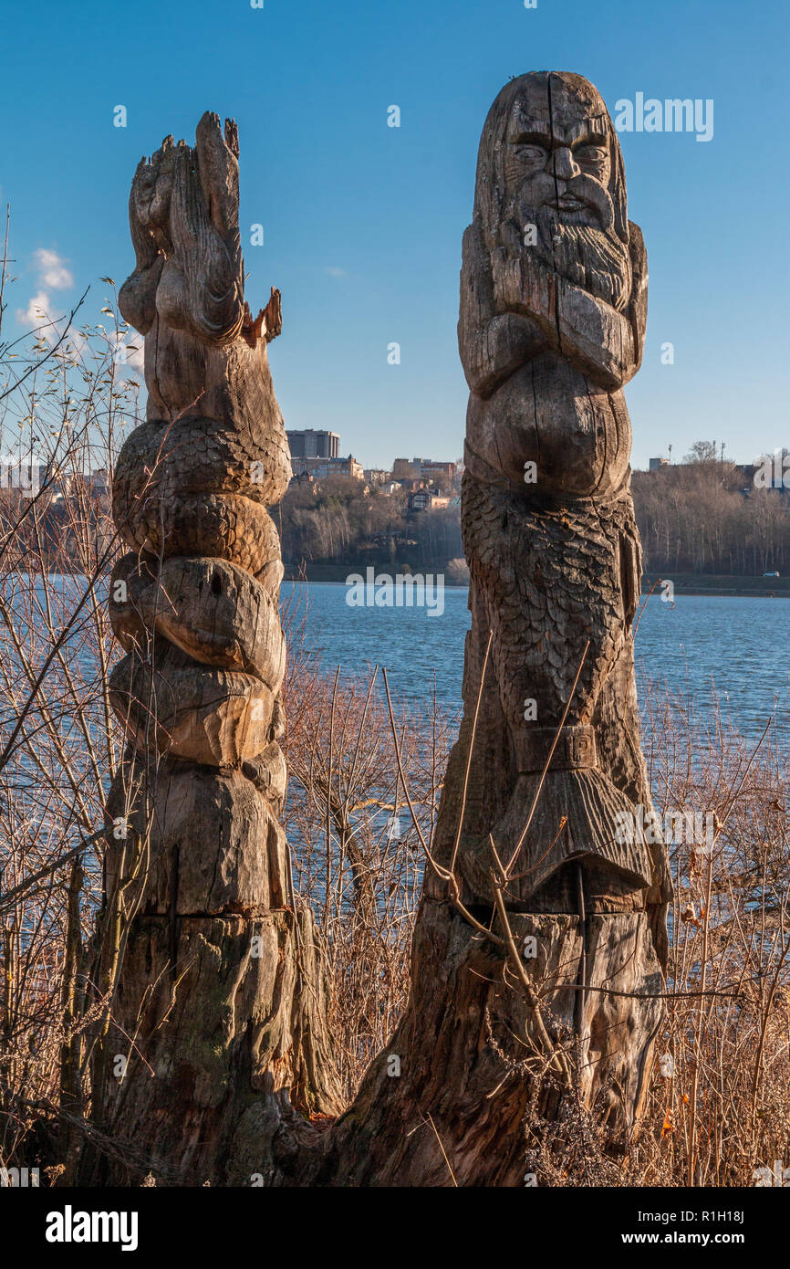 Pagan slavic idols hi-res stock photography and images - Alamy