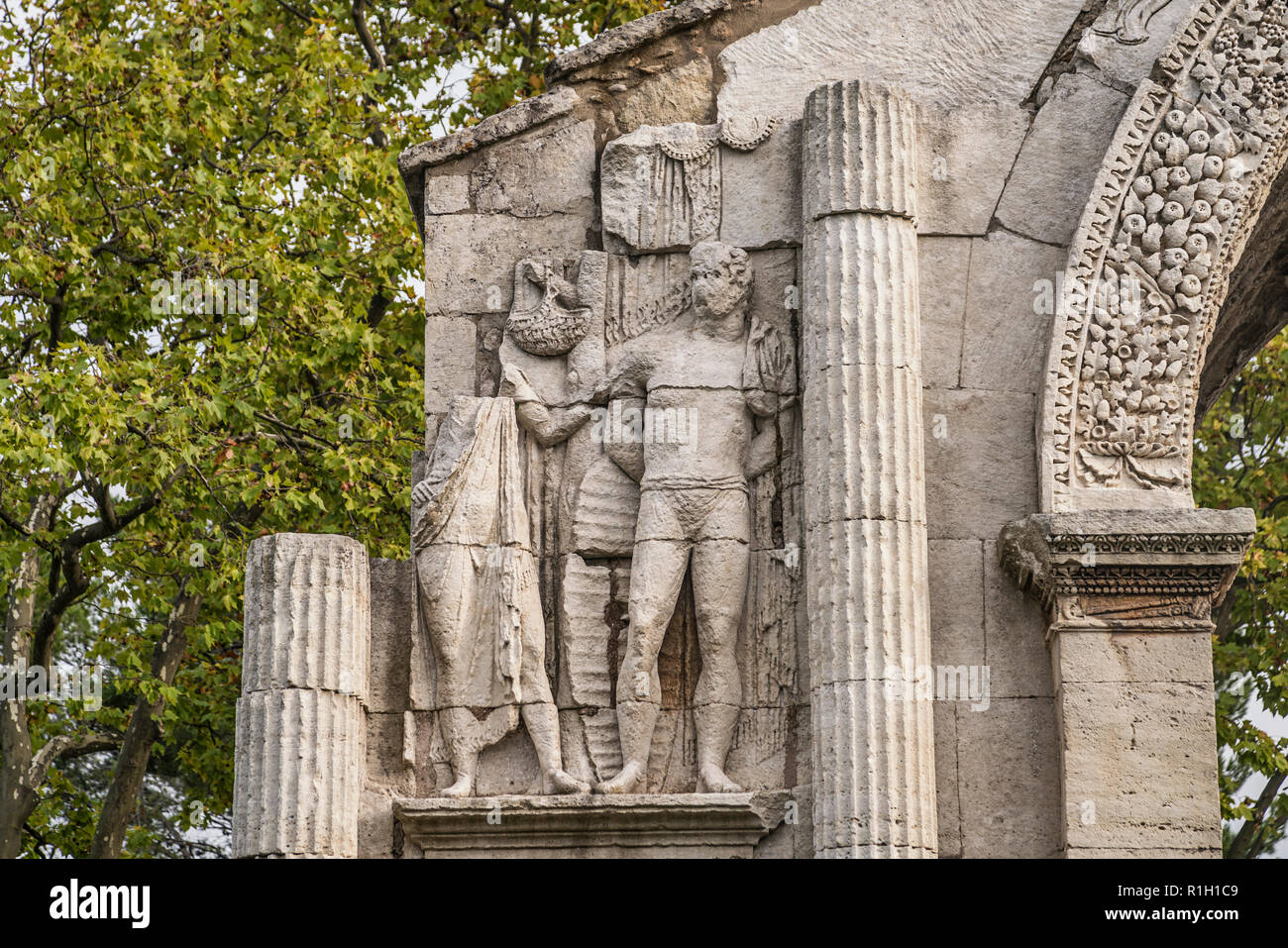 Glanum roman ruins st remy hi-res stock photography and images - Alamy