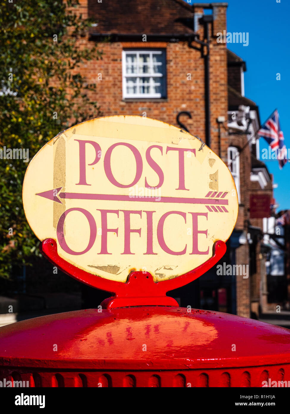 The old post office sign hi-res stock photography and images - Alamy