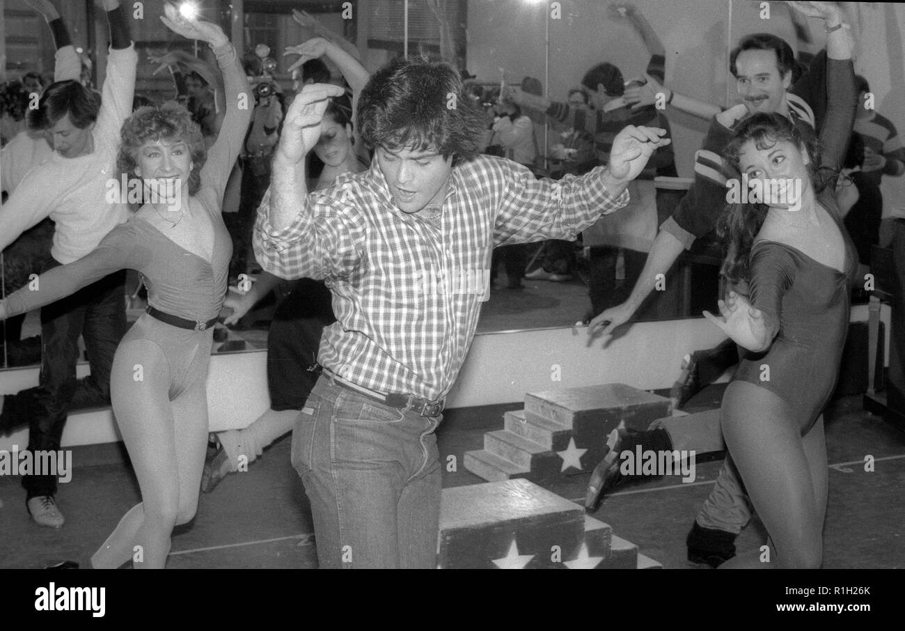 Donny Osmond during Rehearsals For 'Little Johnny Jones' at Minskoff ...
