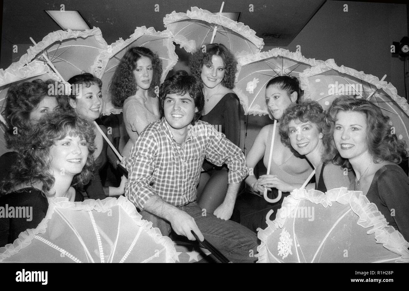 Donny Osmond during Rehearsals For 'Little Johnny Jones' at Minskoff ...