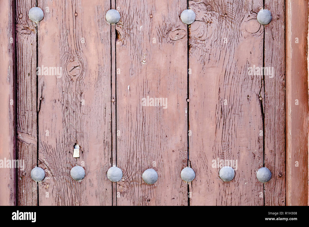 Close up brown wooden door texture Stock Photo - Alamy