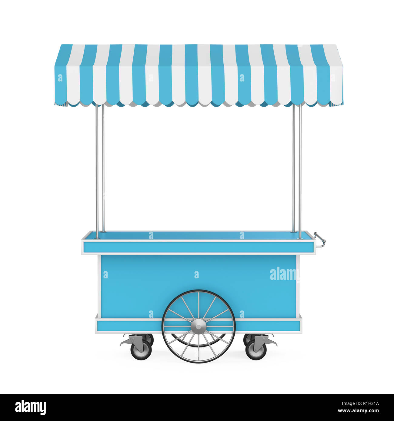 Food Cart Isolated Stock Photo - Alamy