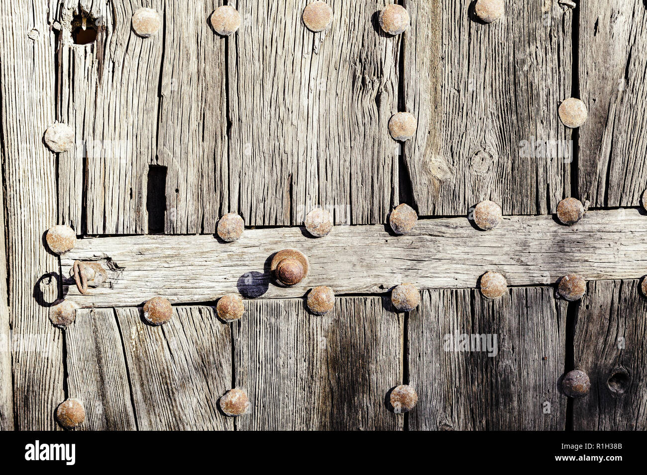 Close up brown wooden door texture Stock Photo - Alamy