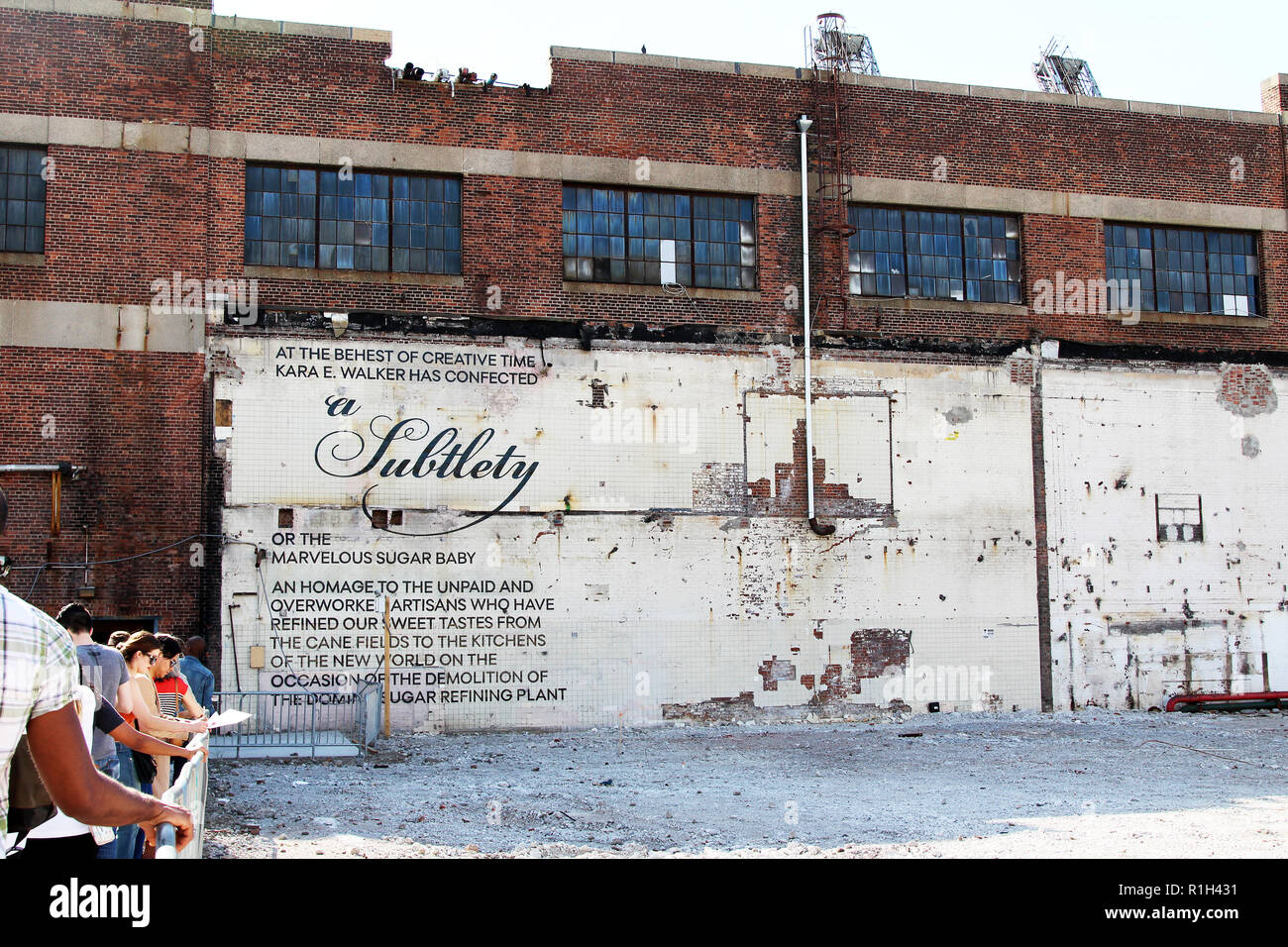 A Subtlety art exhibit by Kara Walker in Domino sugar factory ...