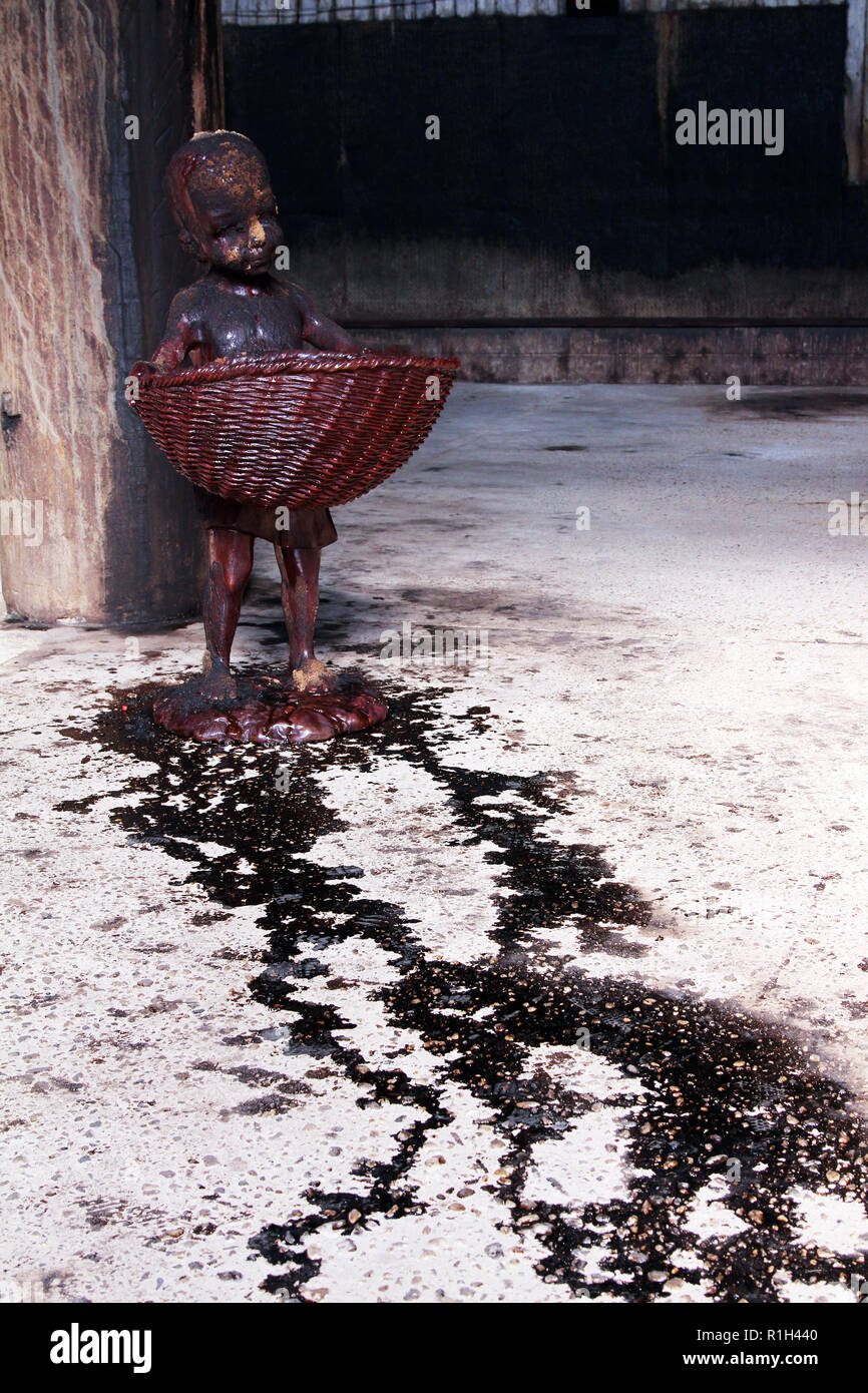A Subtlety art exhibit by Kara Walker in Domino sugar factory ...