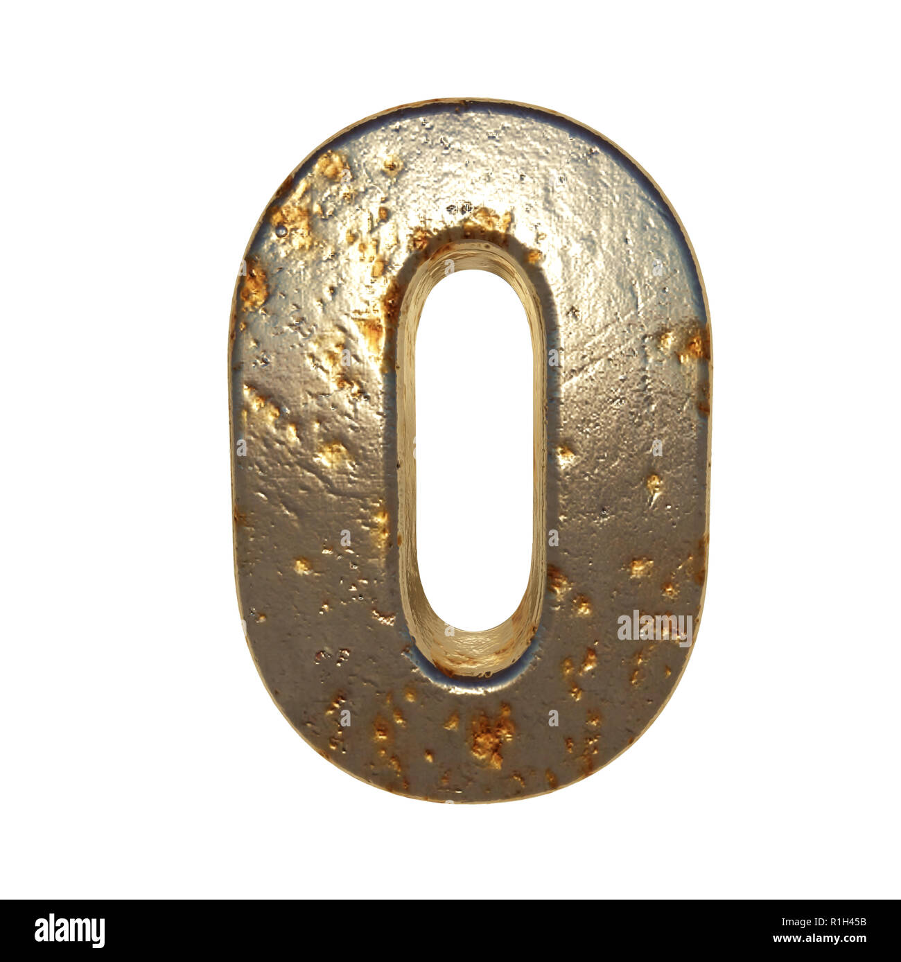 Rusty metal letters word Cut Out Stock Images & Pictures - Alamy