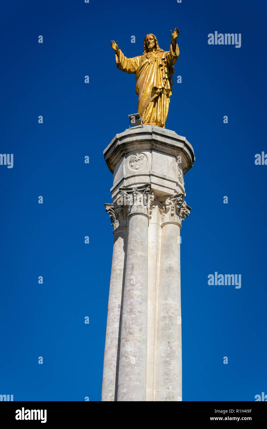 Fátima is the centre of the Catholic religion in Portugal. The statue ...