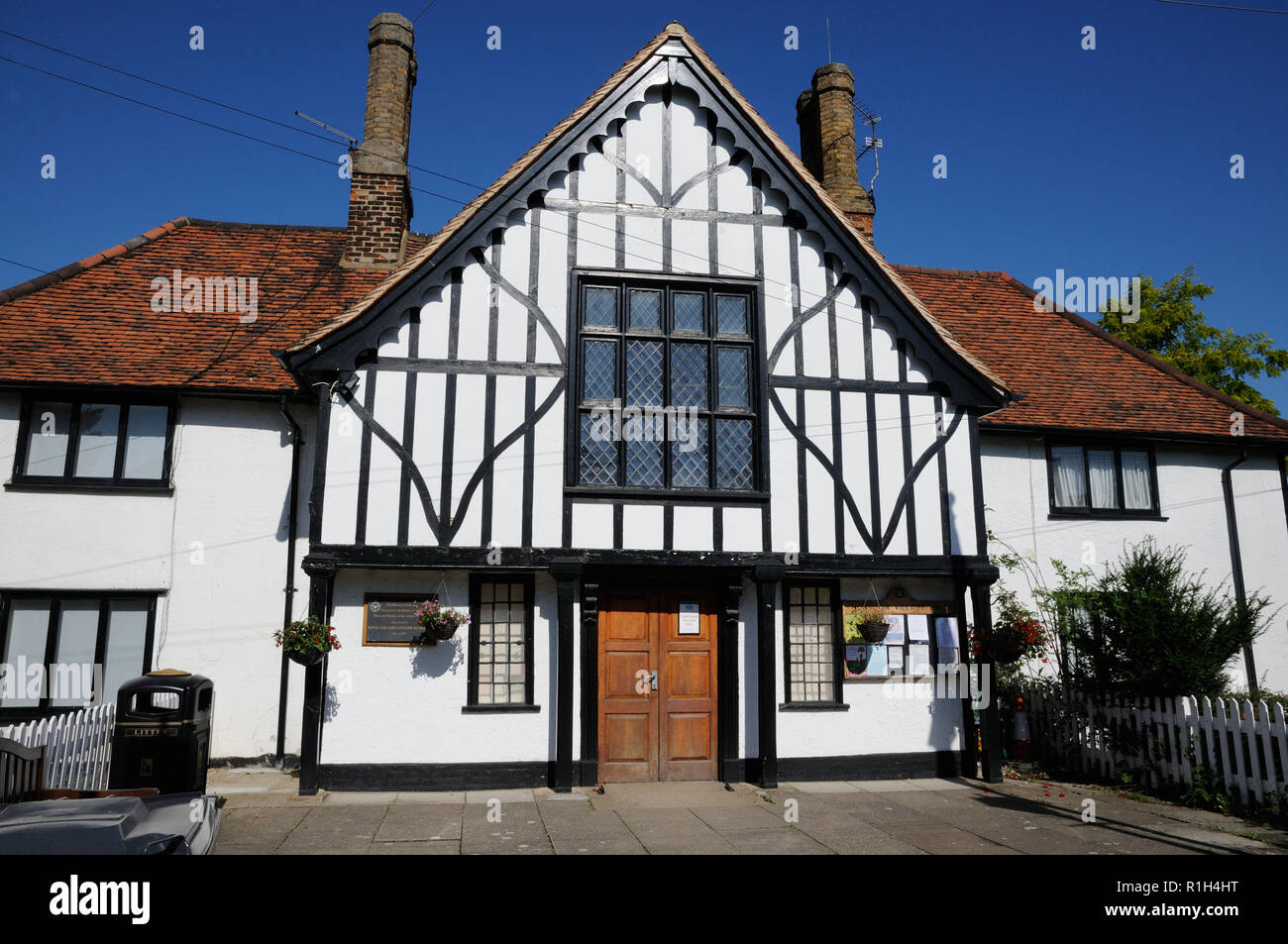 Village Hall, Hunsdon, Hertfordshire, standing in the centre of the ...