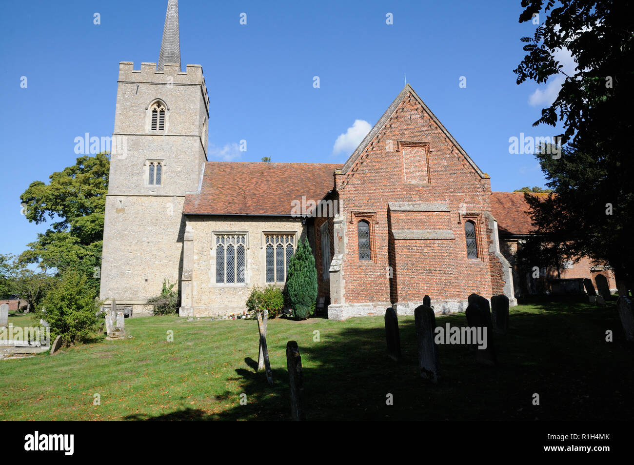 St Dunstans Church, Hunsdon, Hertfordshire, has a fifteenth century ...