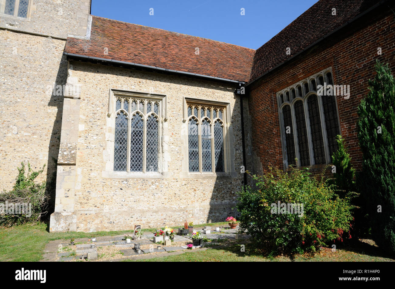 St Dunstans Church, Hunsdon, Hertfordshire, has a fifteenth century ...