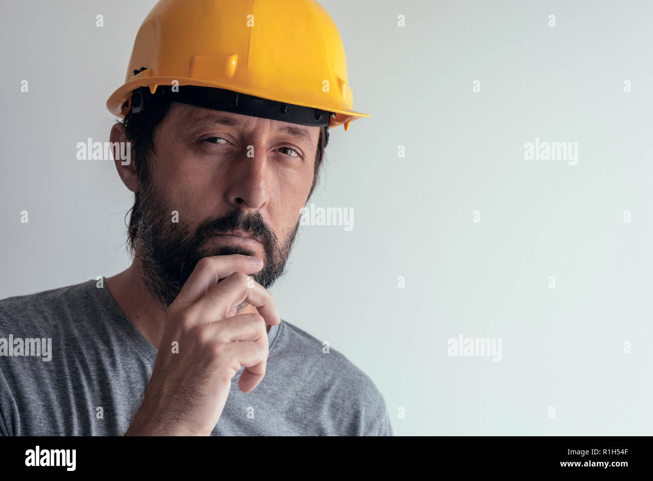 Portrait handsome male architect engineer hi-res stock photography and ...