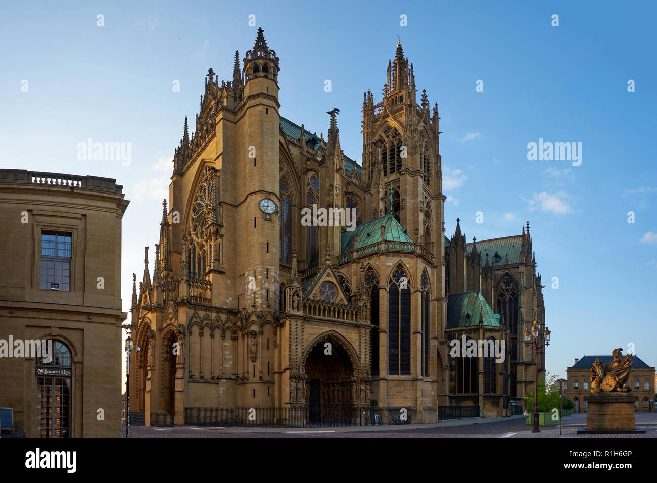 Cathedrale Of Metz Moselle France Stock Photo - Alamy