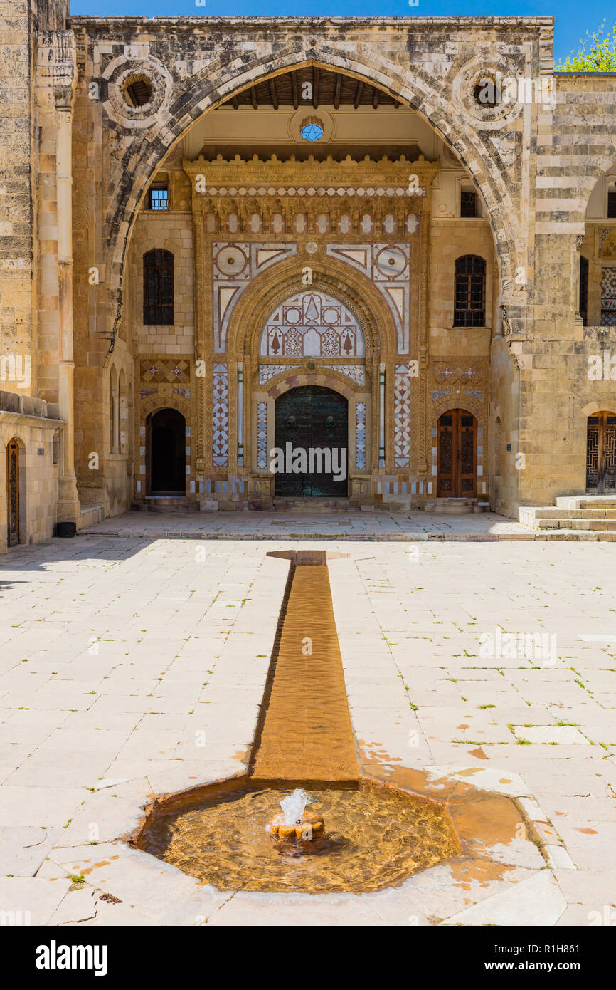 Emir Bachir Chahabi Palace Beit ed-Dine in mount Lebanon Middle east ...