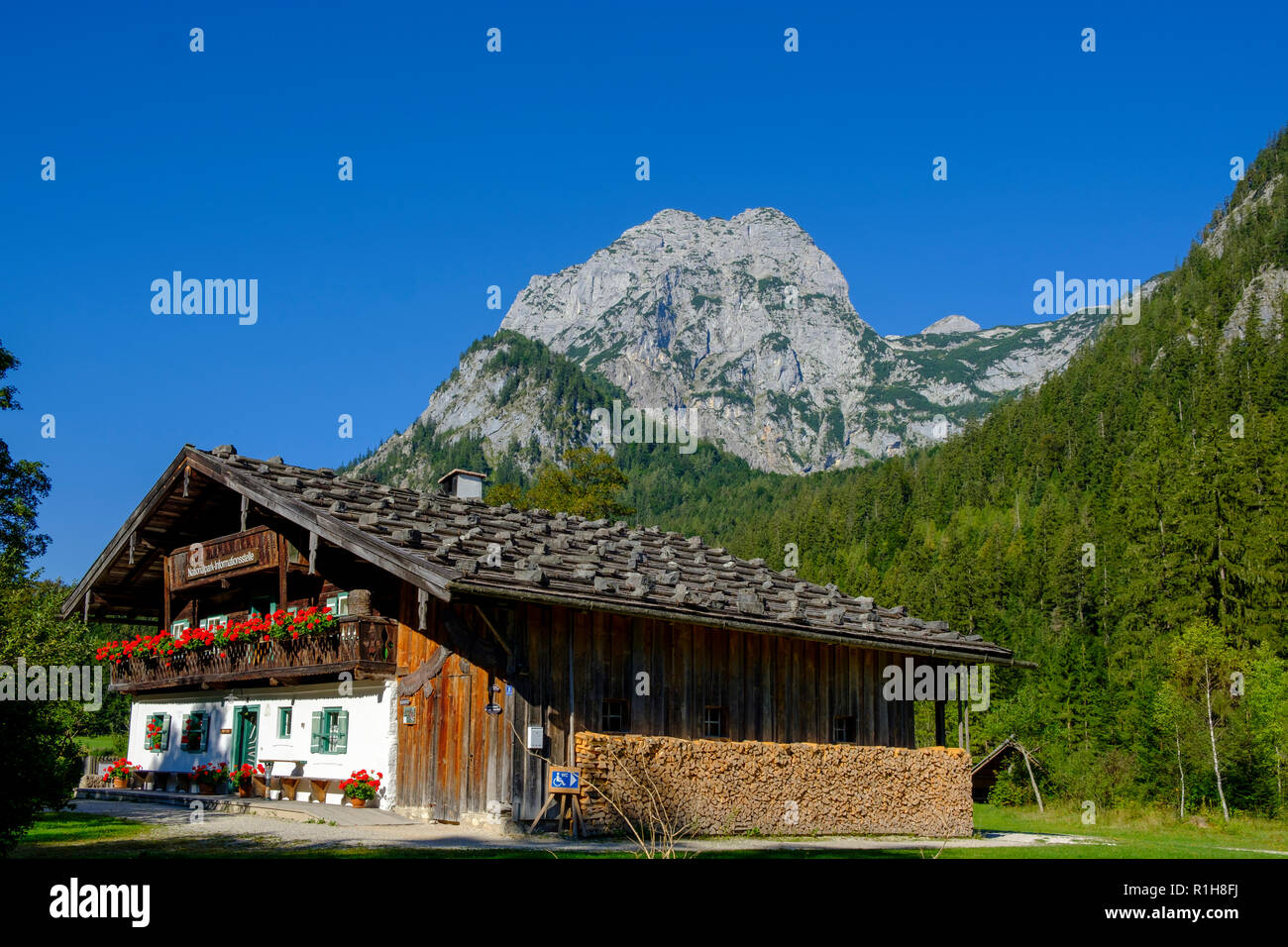 Farmhouse, Information Centre National Park Berchtesgaden, Hintersee ...