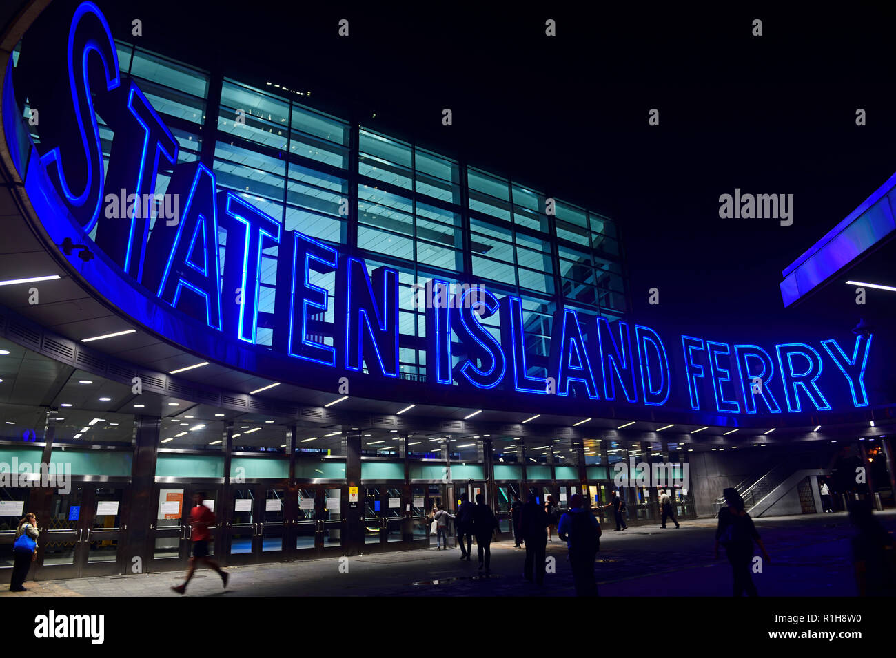 Staten Island Ferry Terminal, Manhattan, New York City, USA Stock Photo ...