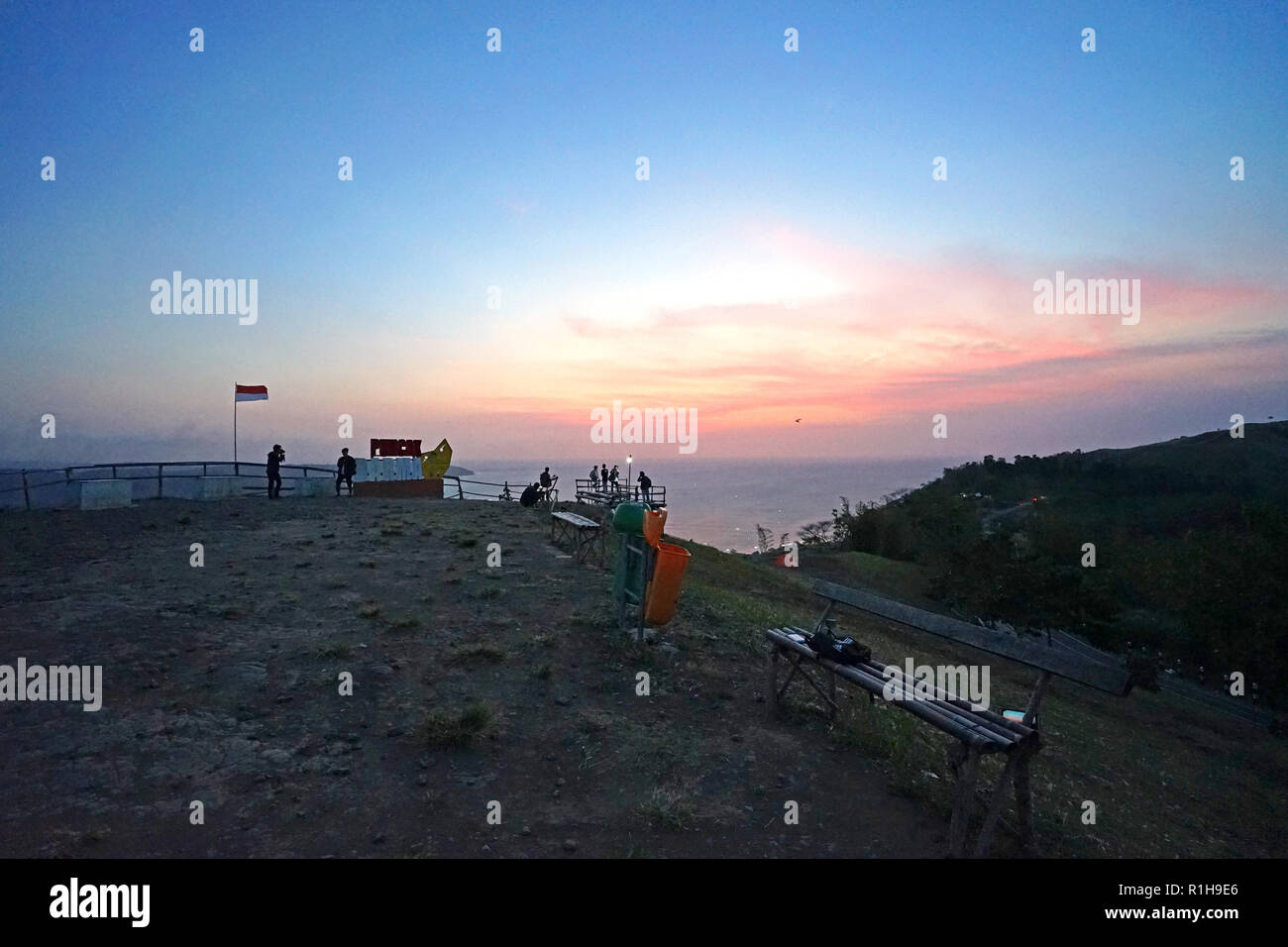 Puncak Darma, Geopark Ciletuh, Sukabumi, Indonesia Stock Photo - Alamy