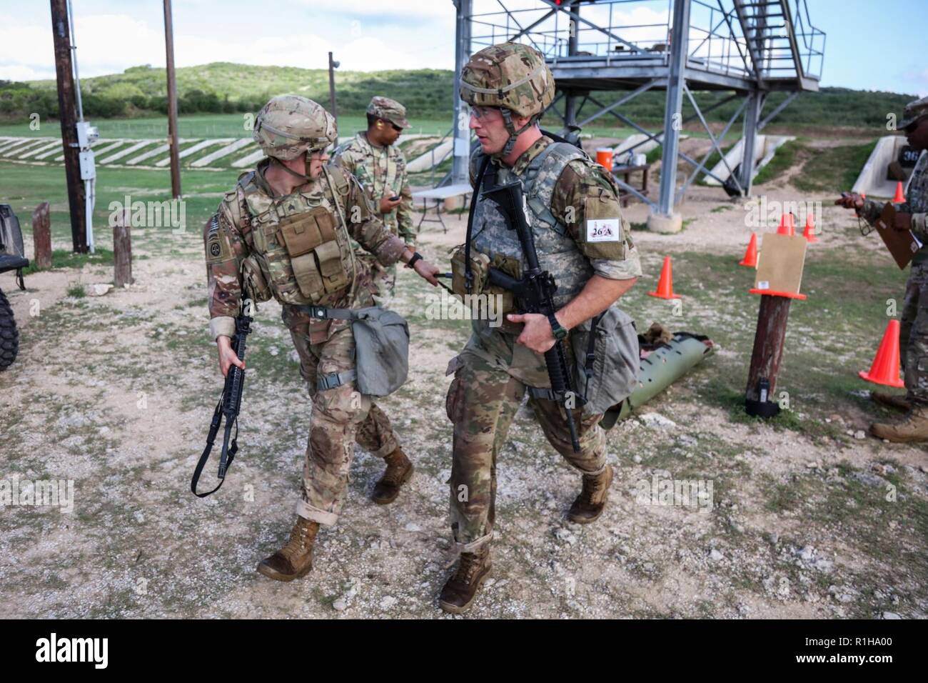 Sgt. James Culligan and Sgt. Nathan Davis, Airborne Ranger Training ...