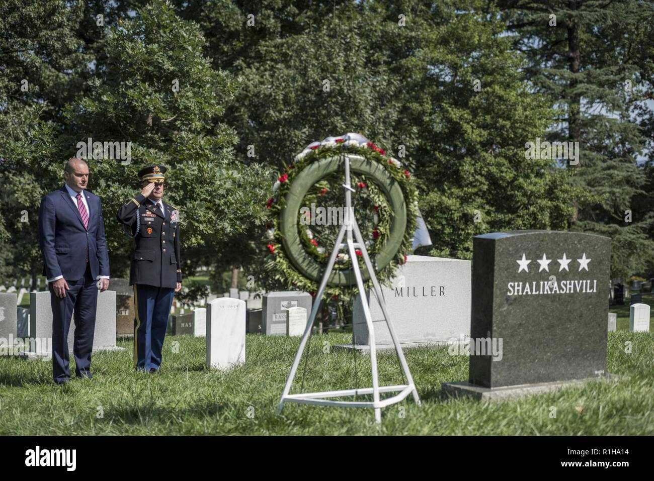 U.S. Army Col. James Tuite IV, regimental commander, 3d U.S. Infantry ...