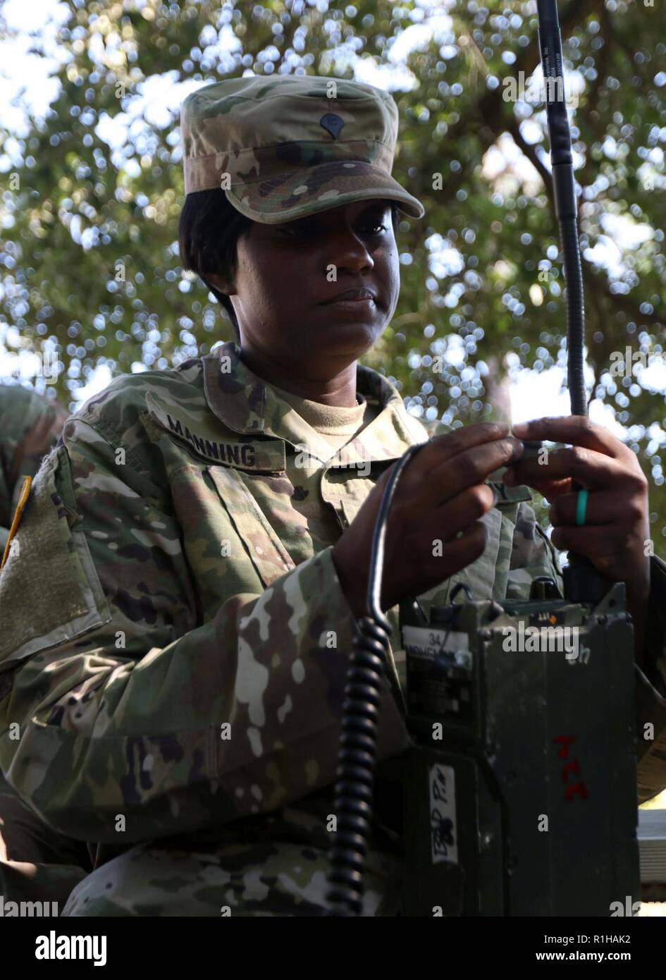 Spc. Kenya Manning, a motor transport operator with 396th Composite ...