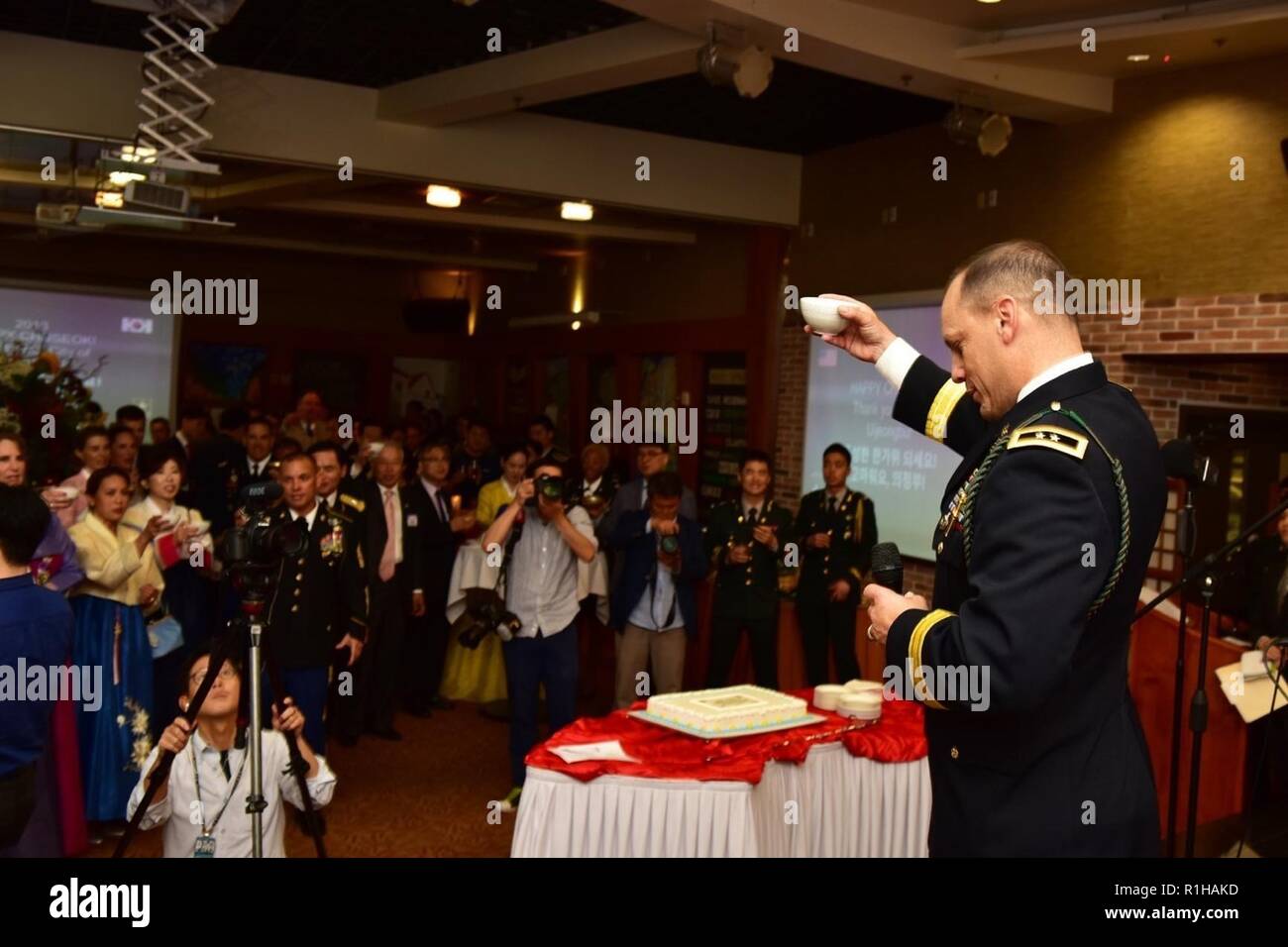 CAMP RED CLOUD, Republic of Korea – Maj. Gen. D. Scott McKean, San Jose, California native and ...