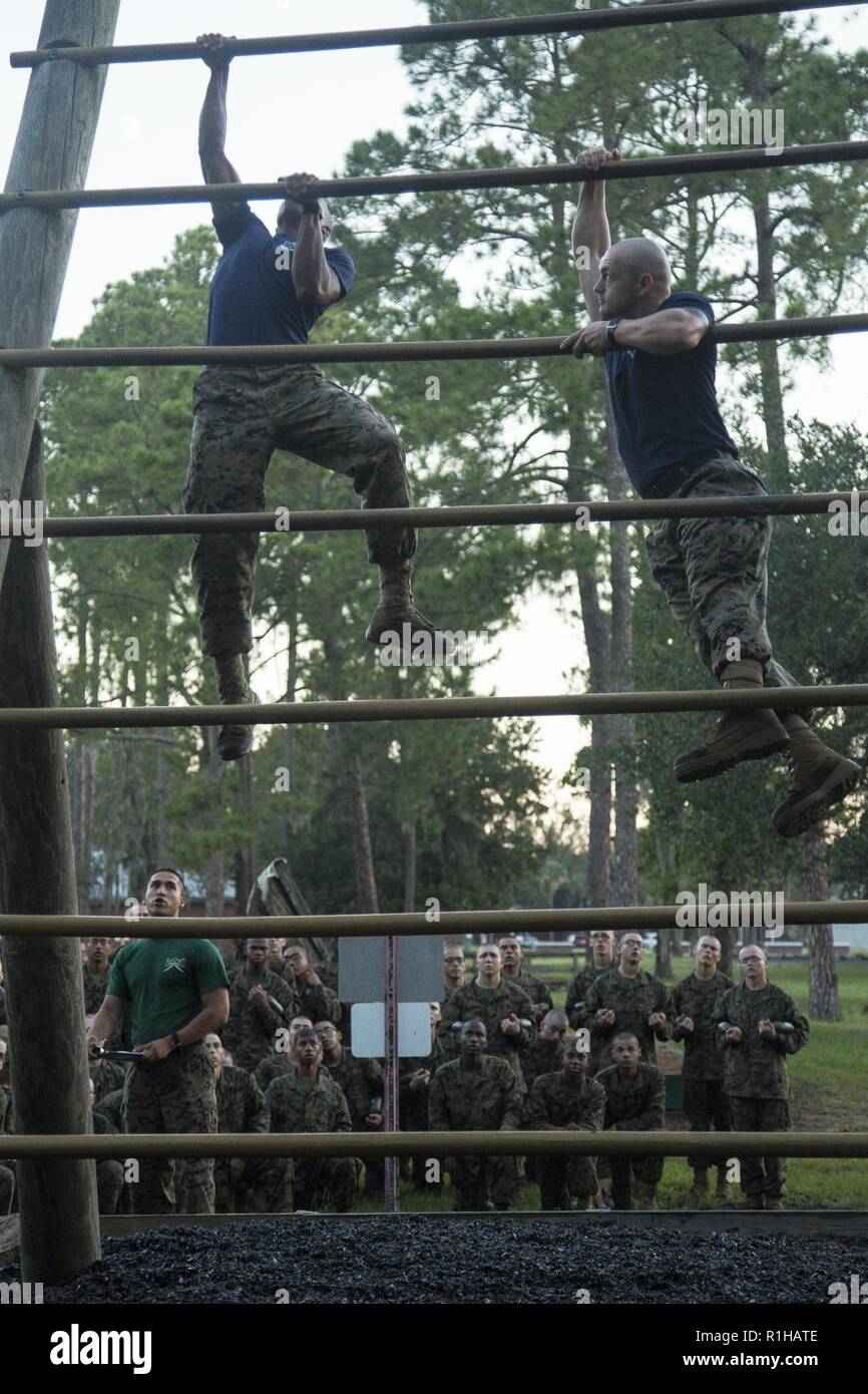 U.S. Marine Corps Drill Instructors, with India Company, 3rd Recruit ...