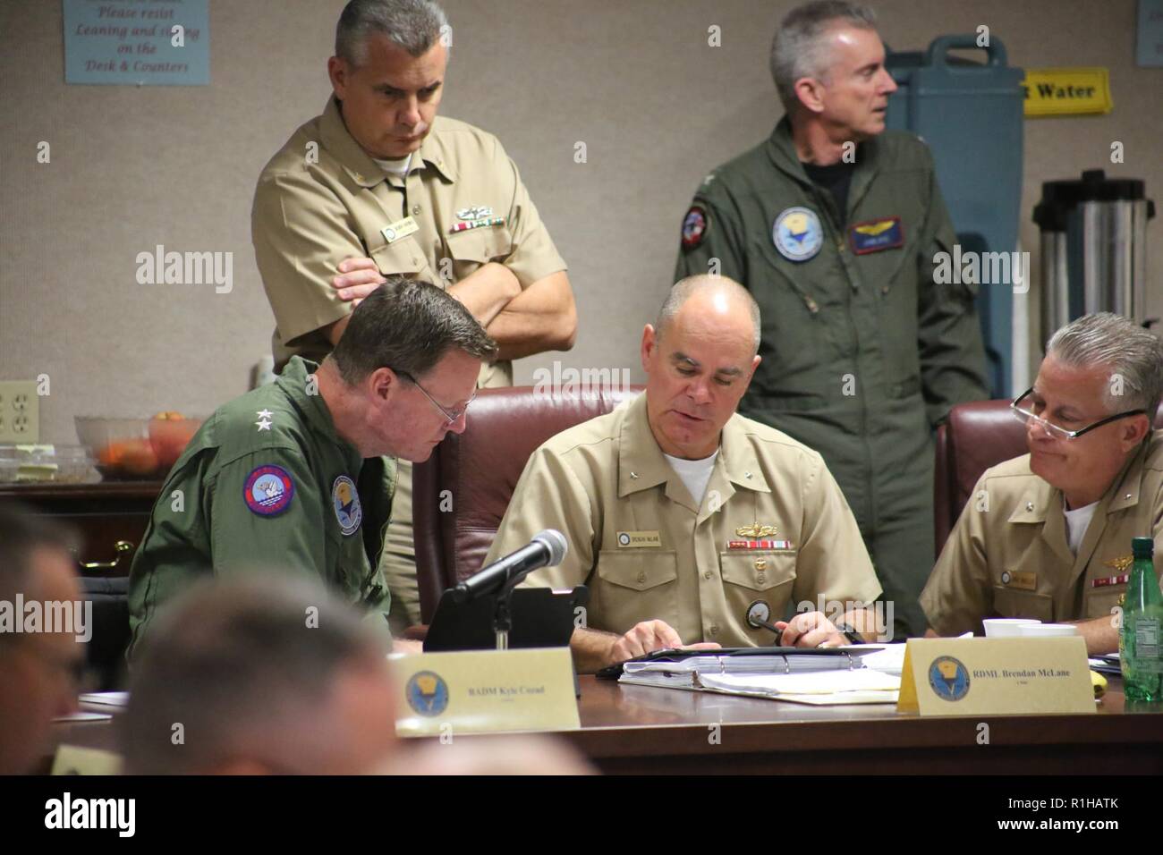 PENSACOLA, Fla. (Sept. 19, 2018) Rear Adm. Brandon McLane, commander ...
