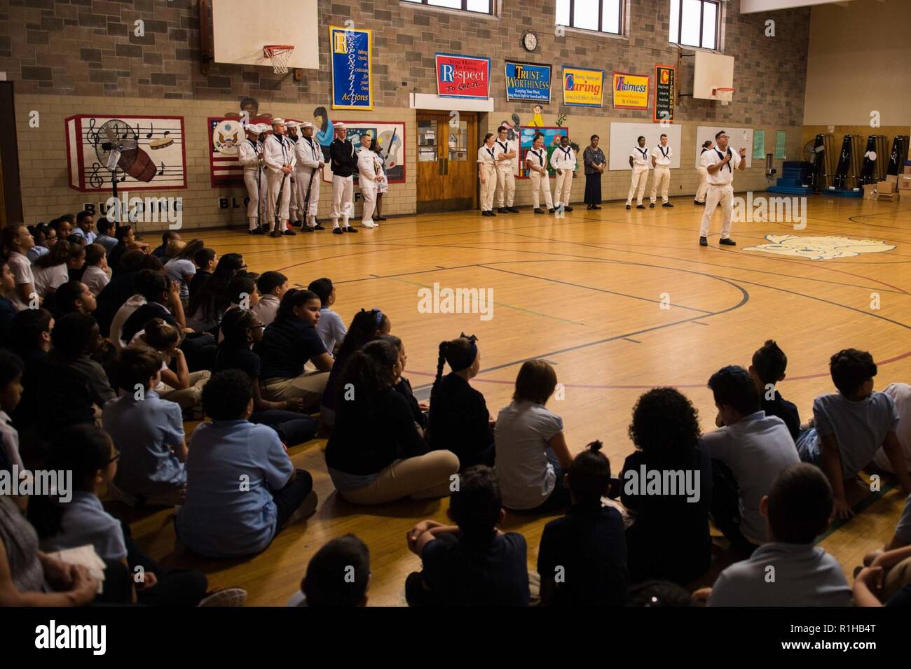 SPRINGFIELD, Mass. (September, 20 2018) Members of the USS Constitution ...