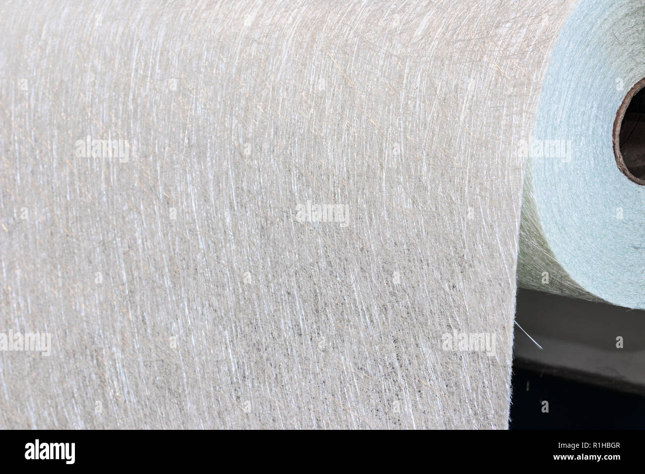 Fiberglass fabric composite roll material FMR Industry Stock Photo - Alamy