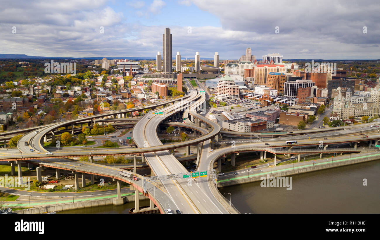 Albany new york skyline hi-res stock photography and images - Alamy