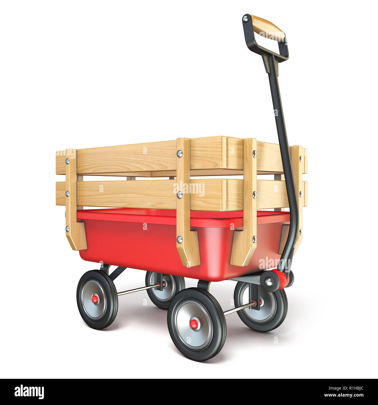 Toy Wagons For Kids, All Terrain Utility Wagon With Removable Wooden ...
