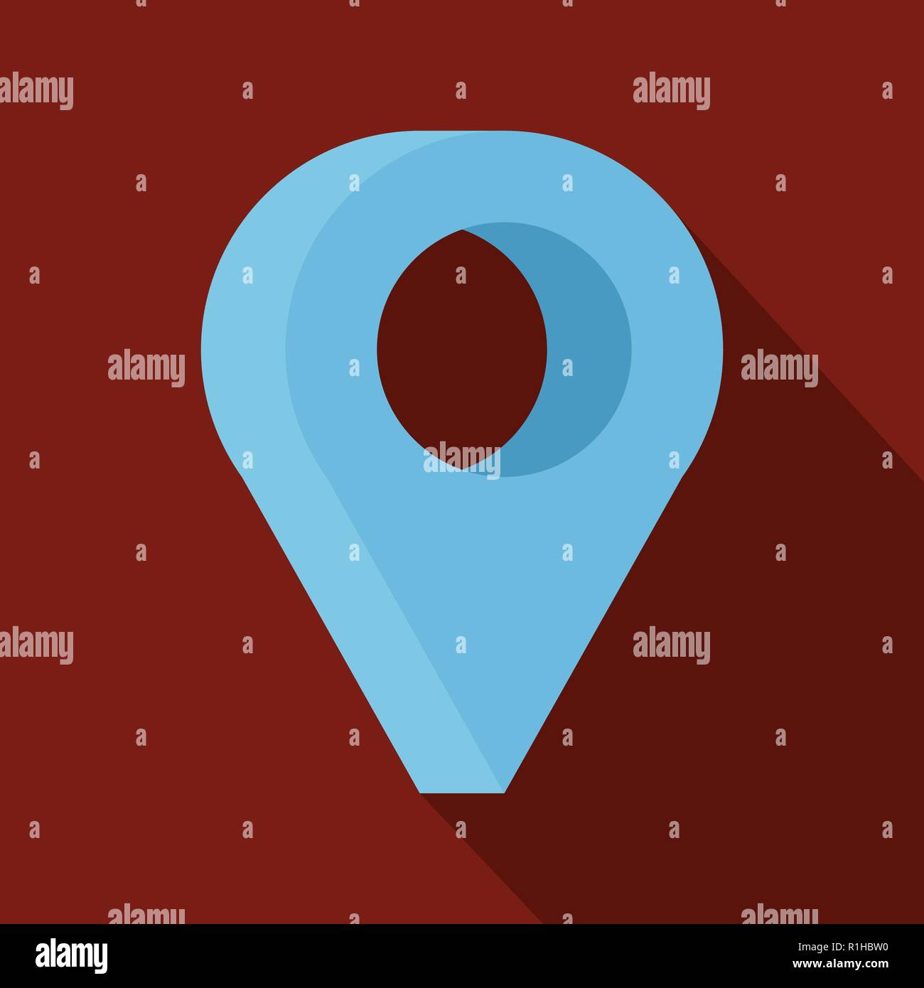destination icon. Flat illustration of destination vector icon for web ...