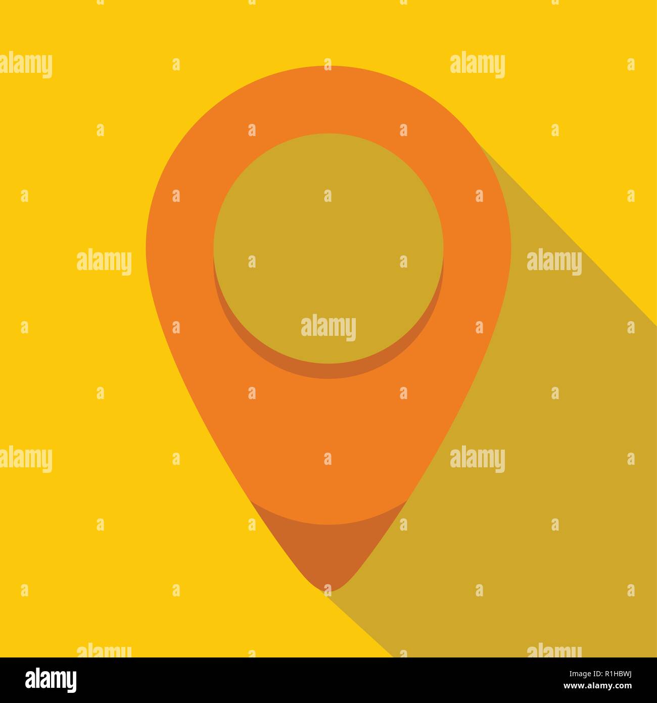 Fixation pin icon. Flat illustration of fixation pin vector icon for ...