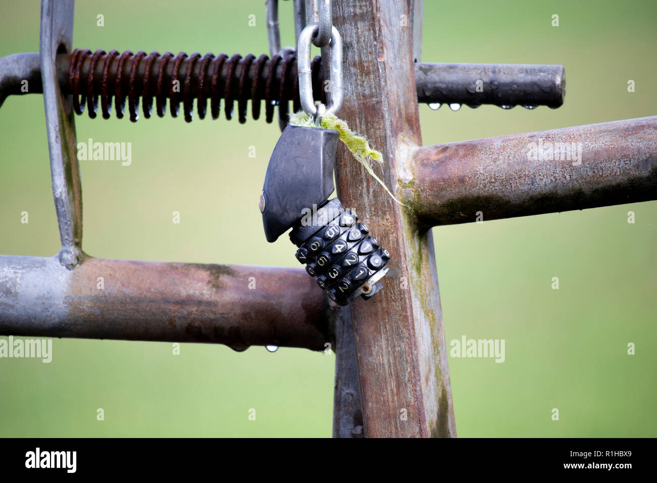 Combination latch hi-res stock photography and images - Alamy