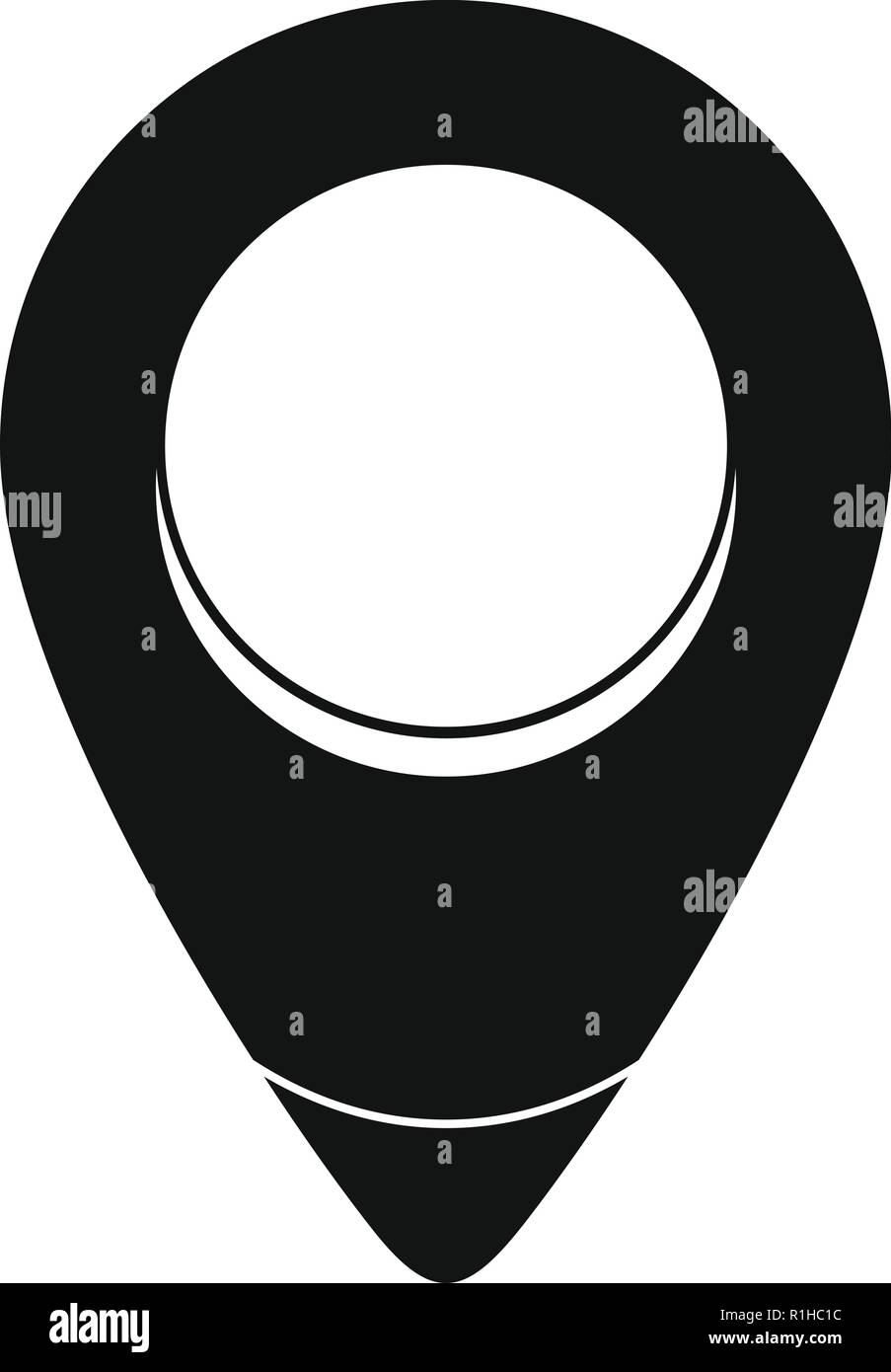 Fixation pin icon. Simple illustration of fixation pin vector icon for ...