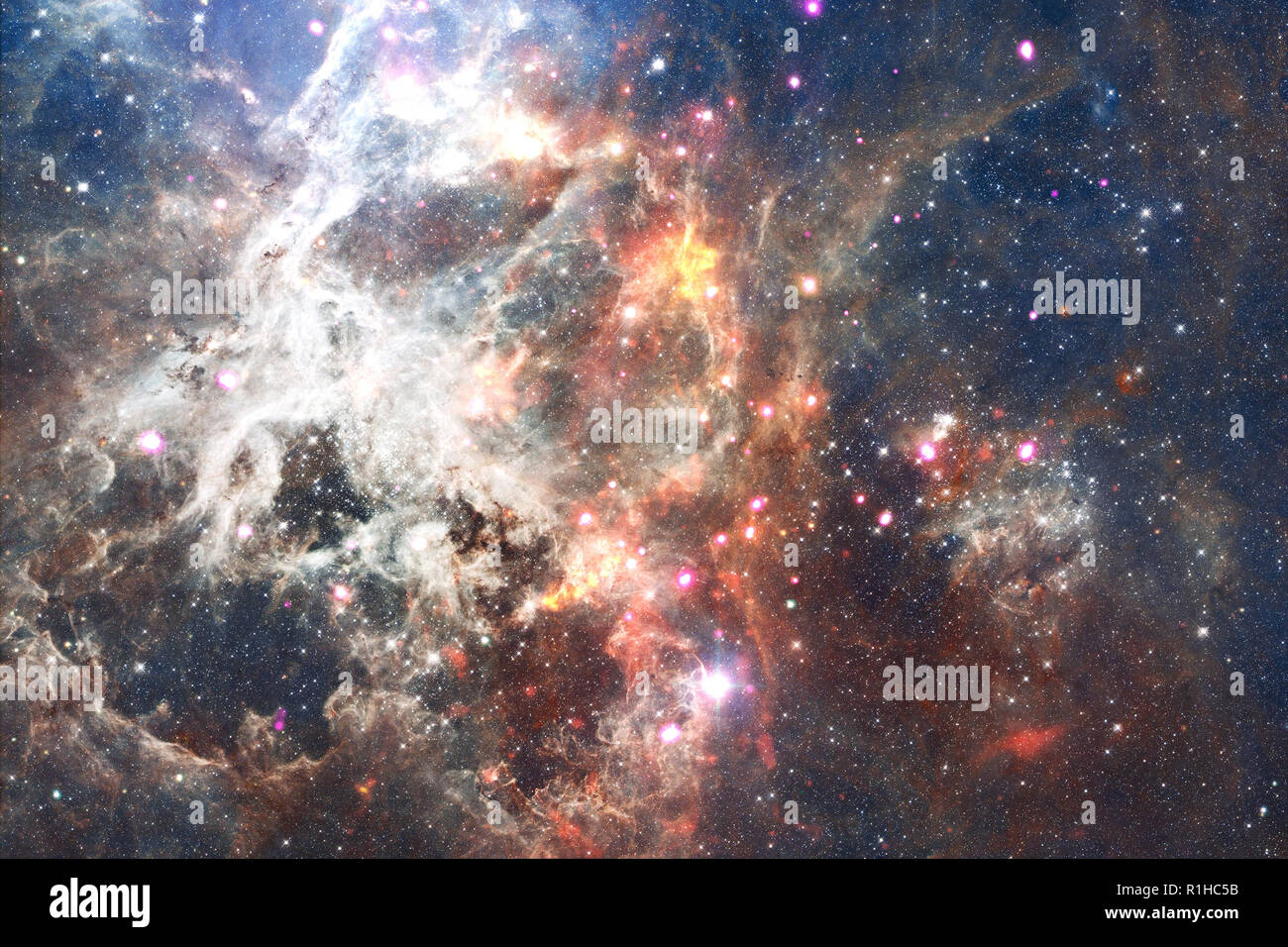 Starfield stardust and nebula in endless beautiful universe. Elements ...
