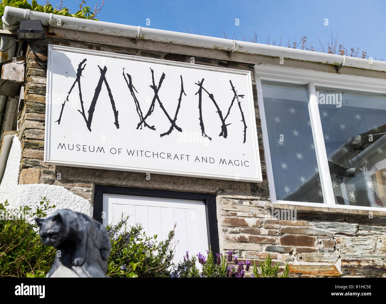 Exterior of the Museum of Witchcraft and Magic, Boscastle, Cornwall ...