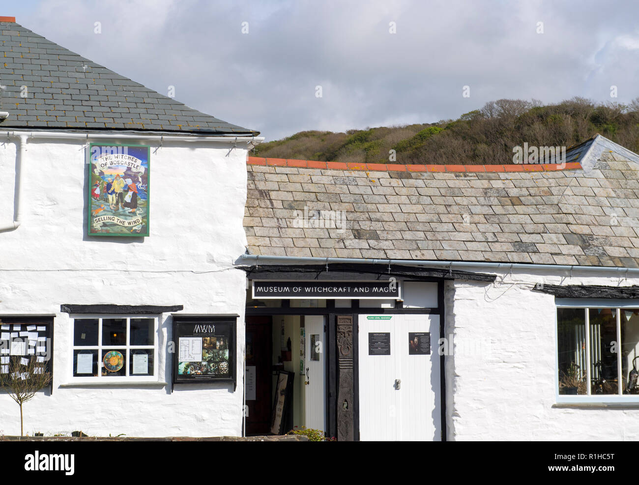 Exterior of the Museum of Witchcraft and Magic, Boscastle, Cornwall ...