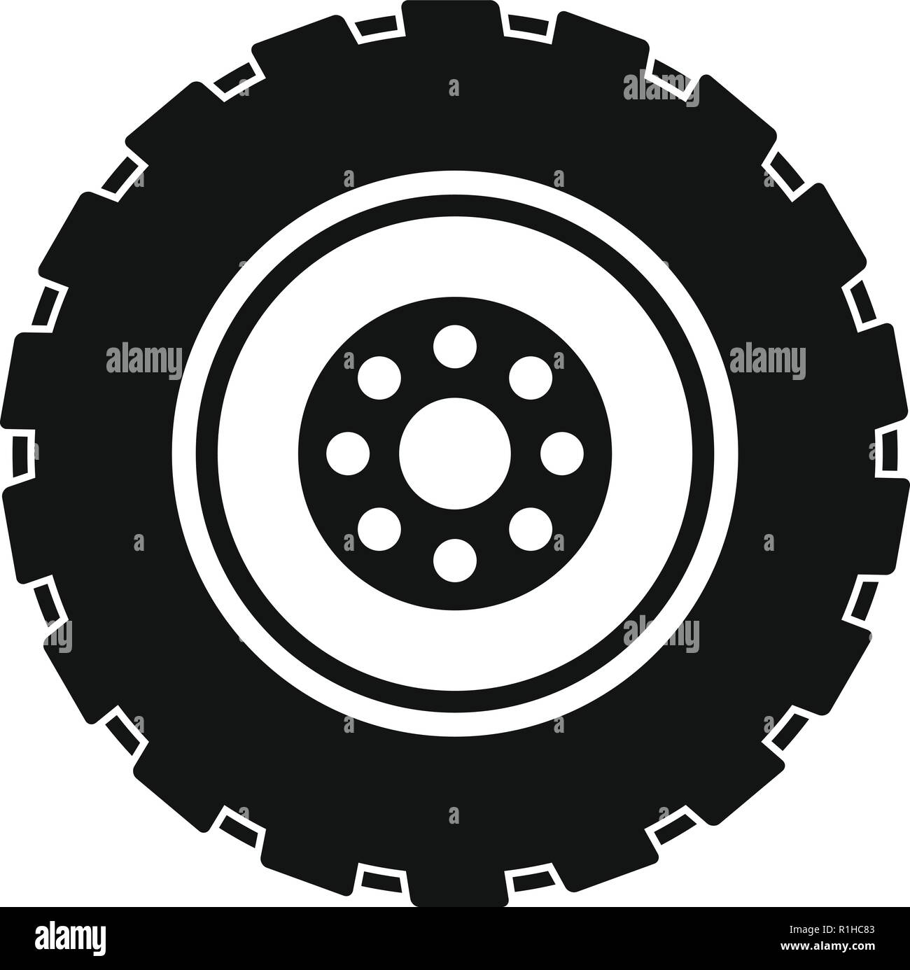 Repairing tire icon. Simple illustration of repairing tire vector icon ...