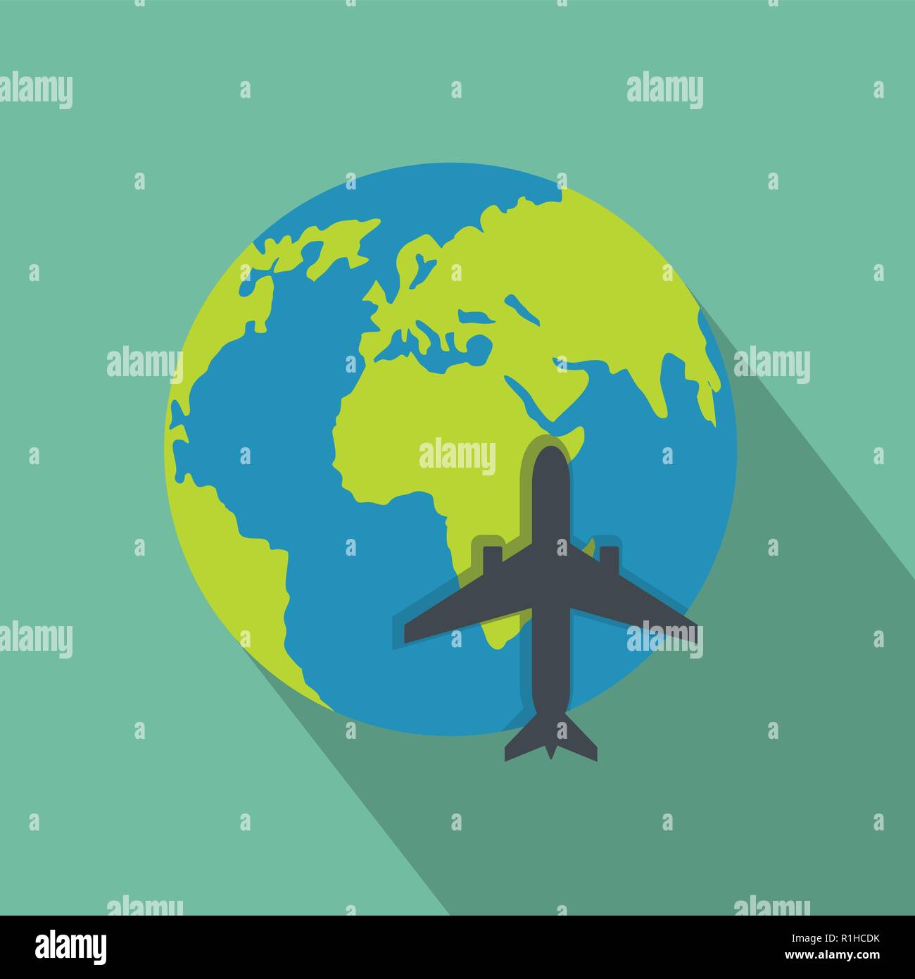 World tourism icon. Flat illustration of world tourism vector icon for ...