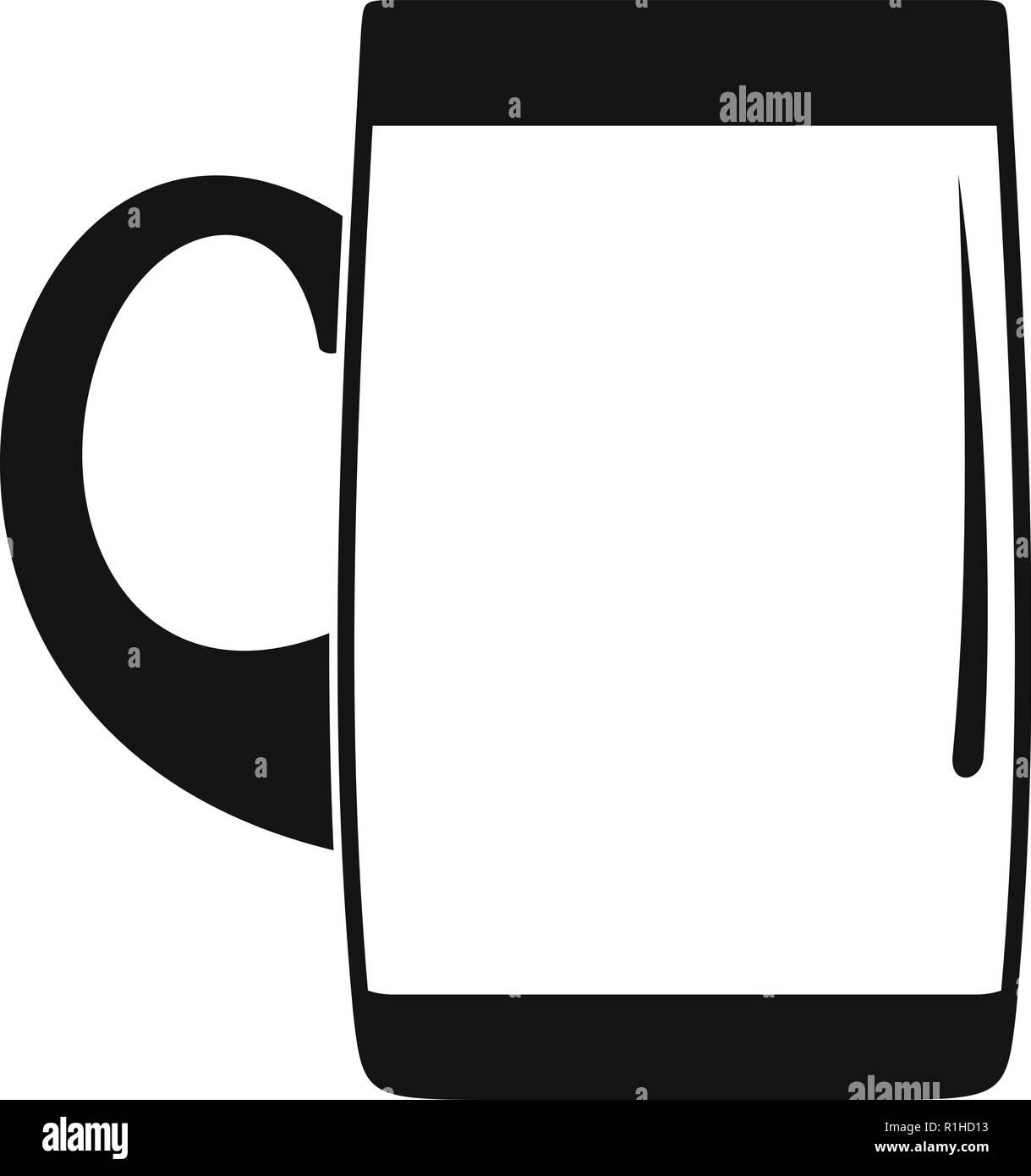 Pint of beer icon. Simple illustration of pint of beer vector icon for ...