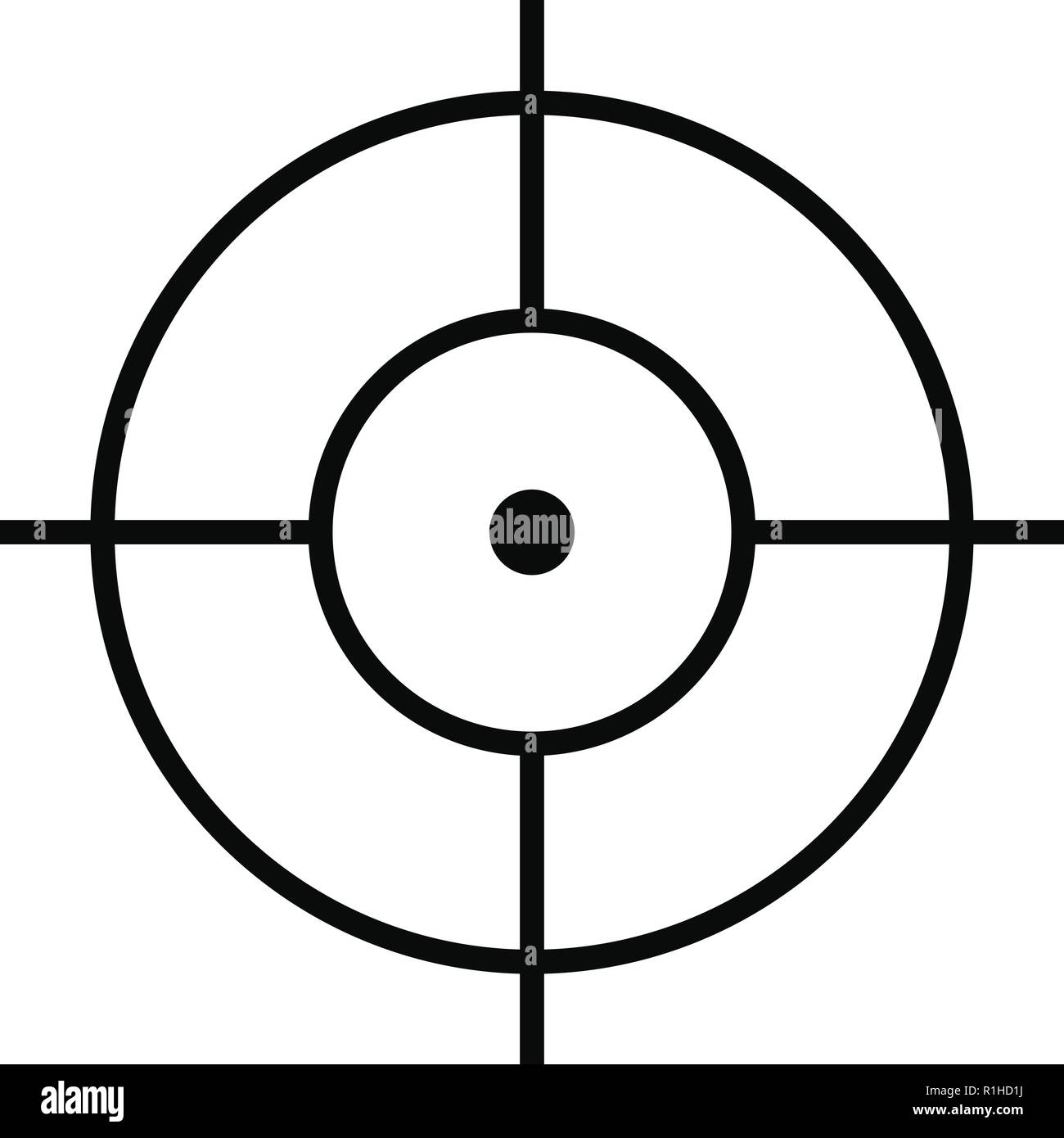 Shooting icon. Simple illustration of shooting vector icon for web ...